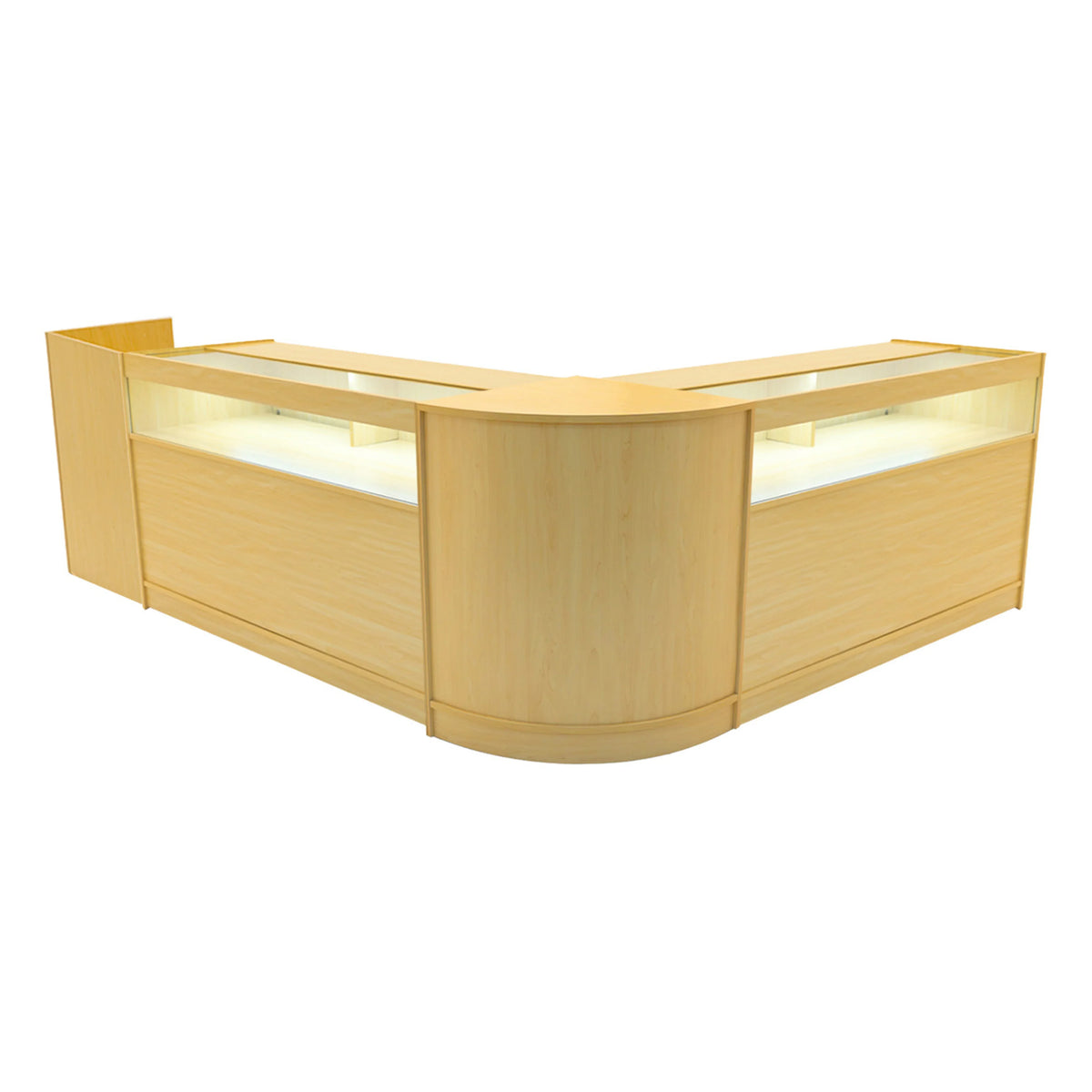 Luna LED Shop Counter Set CM60, TB60 & 2 x B1500 - Maple – Monster Shop UK
